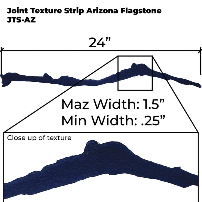 Joint Texturing Strip - Arizona Flagstone - Calico Construction Products